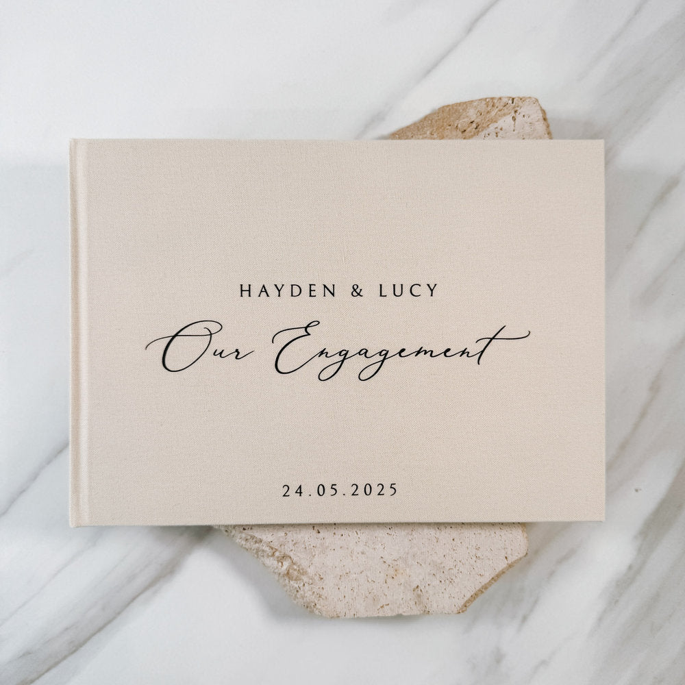 Engagement Guest Books for Parties & Celebrations – THEBRIDEAU